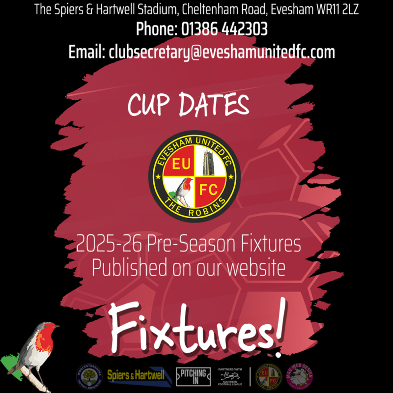 Evesham United FC News