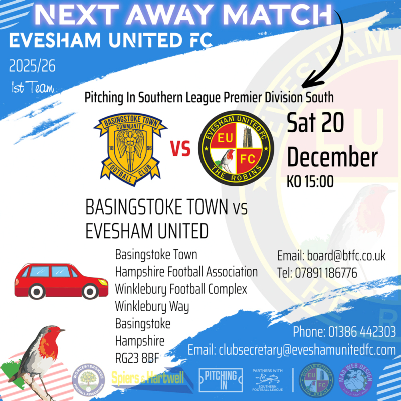 Evesham United FC News